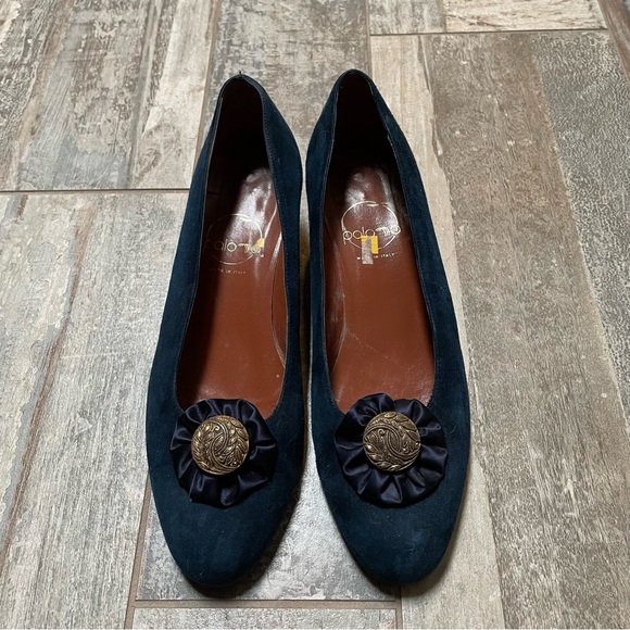 Paloma | Shoes | Paloma Blue Suede Pumps | Poshmark